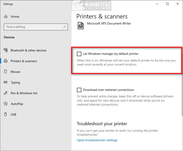 Next, let's update, or reinstall your printer drivers