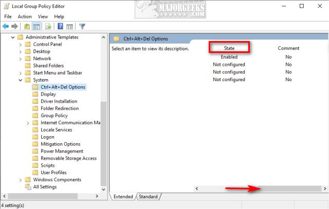3: Find all Group Policy Editor Changes With Filter