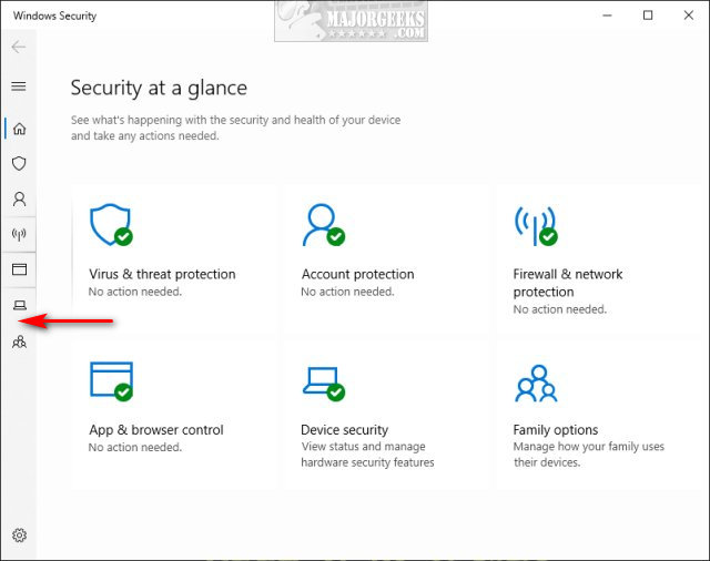 You can hide or show Device Performance and Health From Windows ...