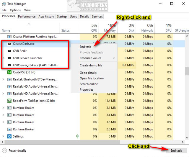 Restart the Oculus app and try your download again.