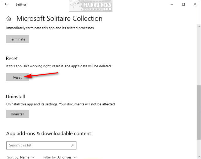 4: Reset Windows Store Cache