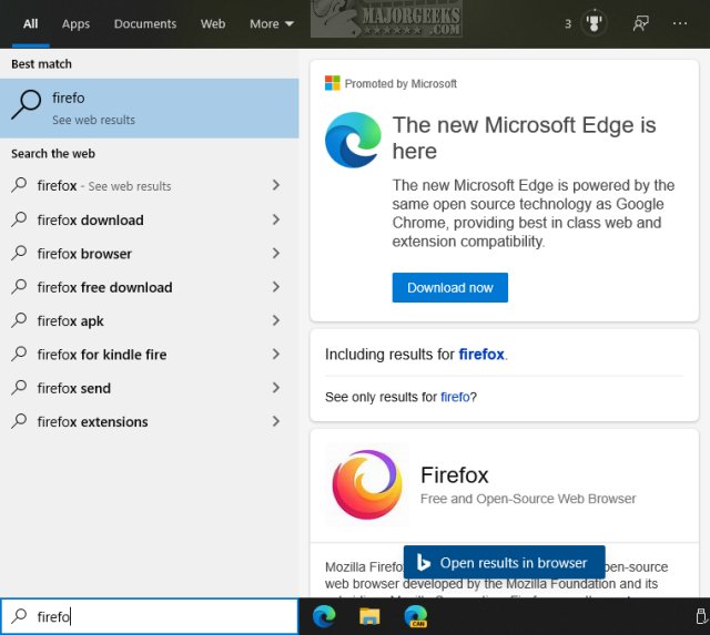 Disable Microsoft Edge Ads in Windows 10 Start Menu in Settings
