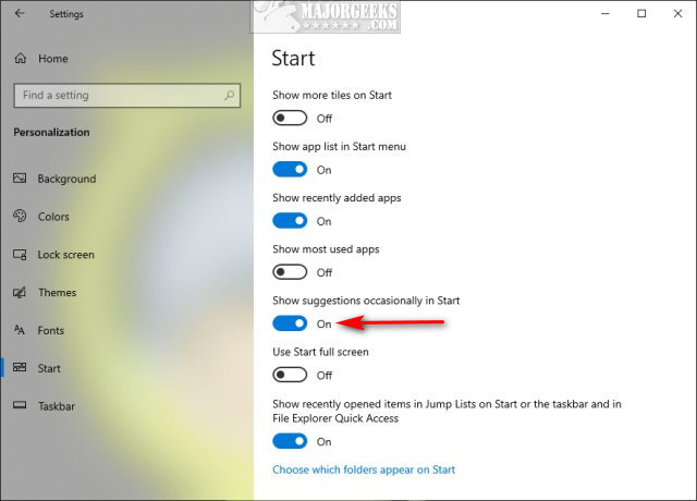 Disable Microsoft Edge Ads in Windows 10 Start Menu in Registry