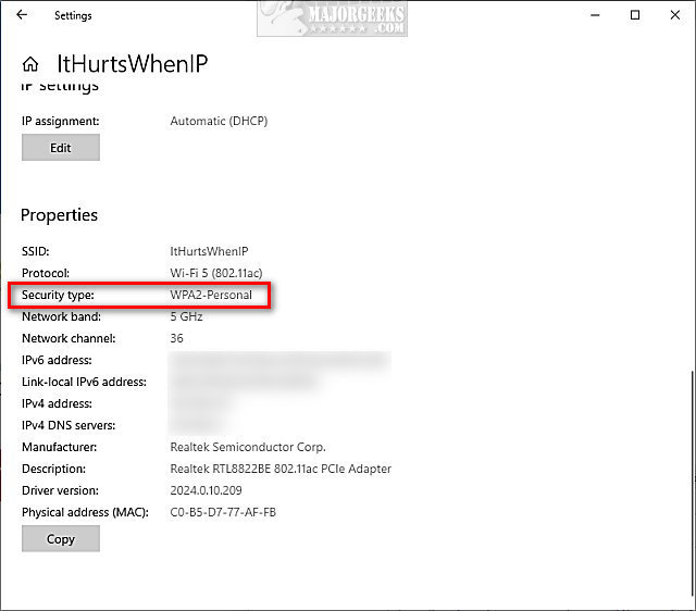 You can also open the Control Panel and go to Network and Sharing ...