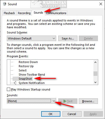 How to Add Sound When You Press Print Screen