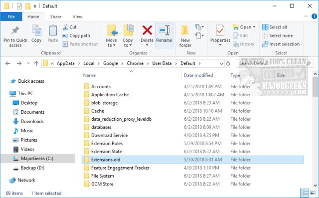 If you don't see these folders, you need to enable hidden files and ...