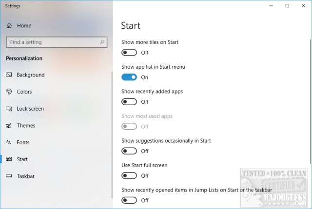 Click on Start > Settings > Privacy . You should already be in the General tab of Privacy, so ...