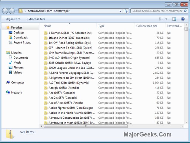 Download 524 DOS Games From The 1980s - MajorGeeks