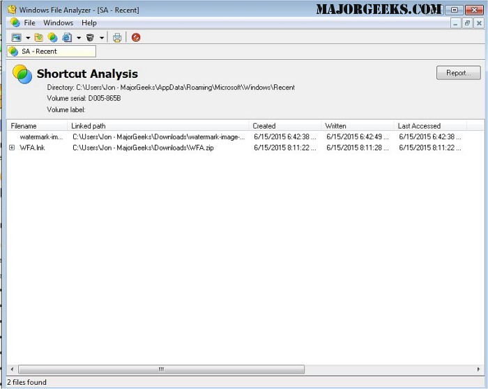 Download MiTeC Windows File Analyzer - MajorGeeks