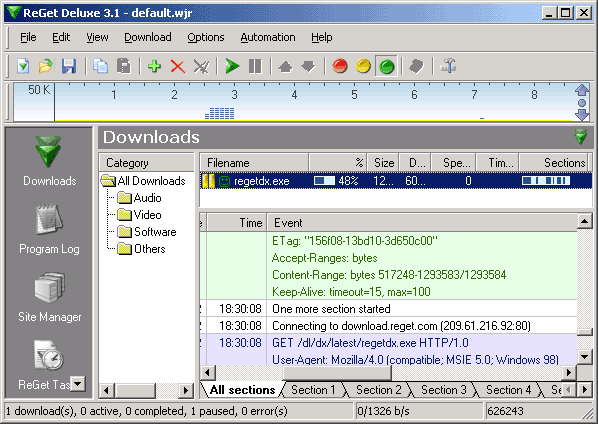 Download ReGet Deluxe - MajorGeeks