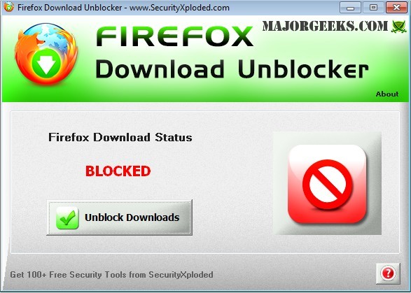 Download Firefox Download Unblocker - MajorGeeks