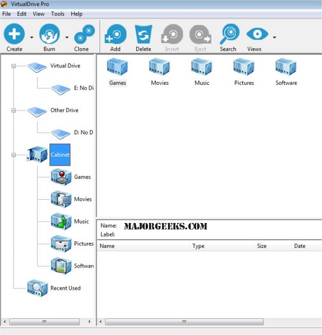 Download VirtualDrive - MajorGeeks