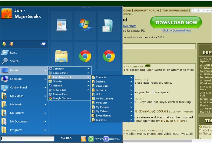 Download Start Menu 10 - MajorGeeks