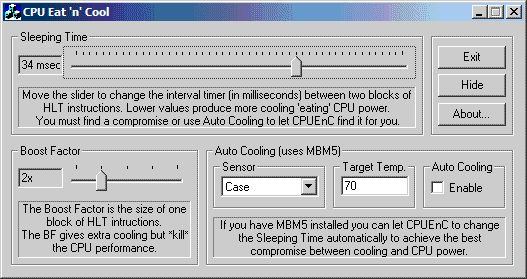 Download CPU Eat 'n' Cool - MajorGeeks