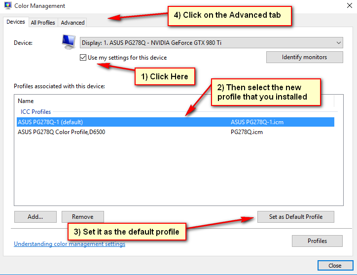 Download ASUS PG278Q Monitor Calibration Profile - MajorGeeks