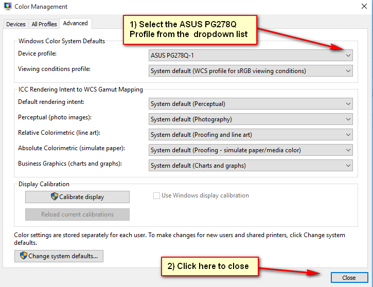 Download ASUS PG278Q Monitor Calibration Profile - MajorGeeks