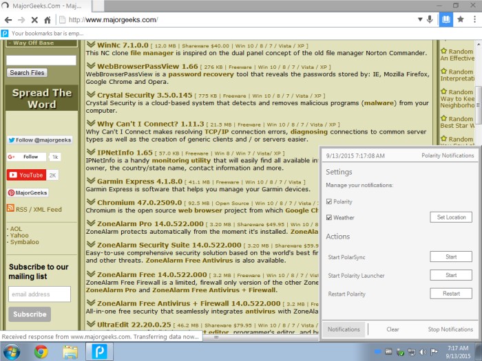 Download Polarity Web Browser - MajorGeeks