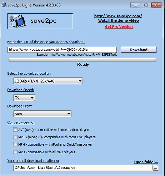 Download save2pc Light - MajorGeeks