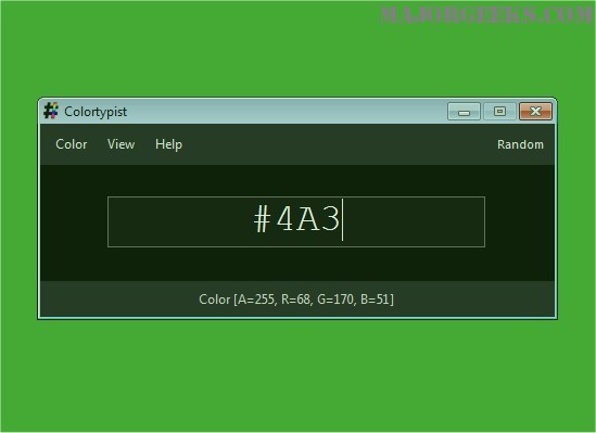 Download Colortypist - MajorGeeks