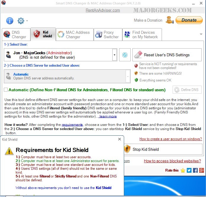 Download Smart DNS Changer - MajorGeeks