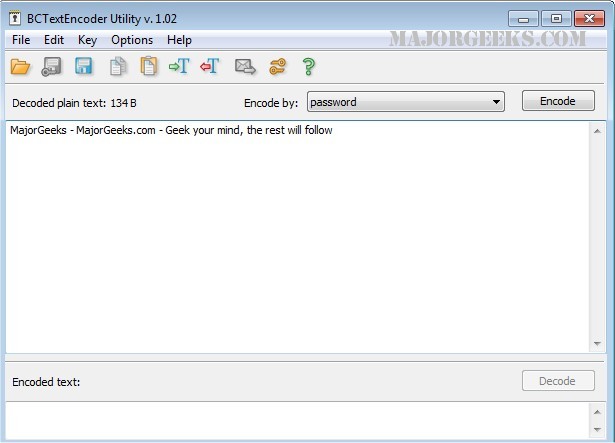 Download BCTextEncoder - MajorGeeks