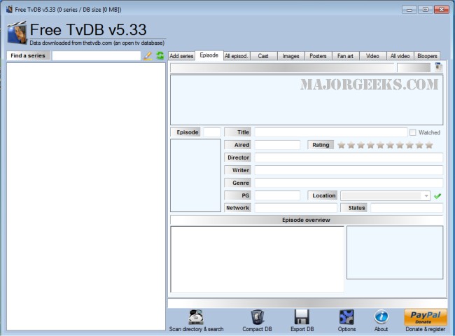 Download Free TvDB - MajorGeeks
