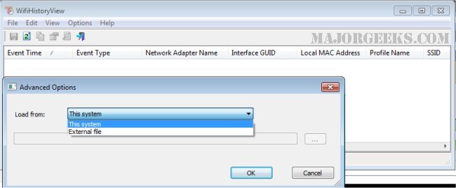 Download WifiHistoryView - MajorGeeks