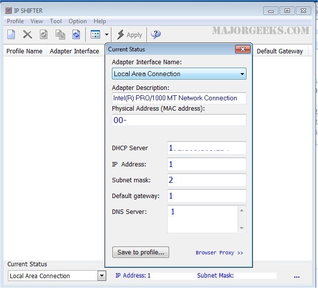 Download IP Shifter - MajorGeeks