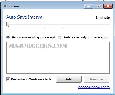 Download AutoSaver - MajorGeeks