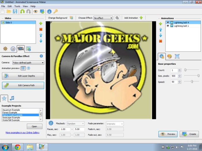 Download Animated Screensaver Maker - MajorGeeks