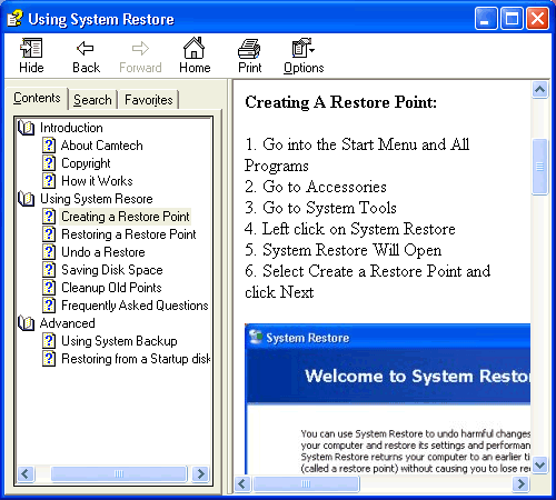 Download Using System Restore - MajorGeeks