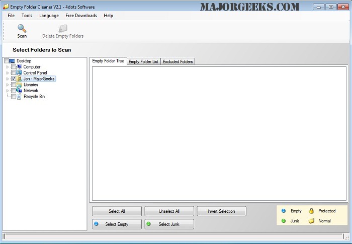 Download Empty Folder Cleaner - MajorGeeks