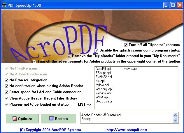 Download PDF SpeedUp for Adobe Reader - MajorGeeks
