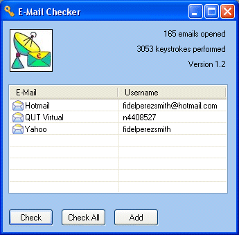 Download E-Mail Checker - MajorGeeks