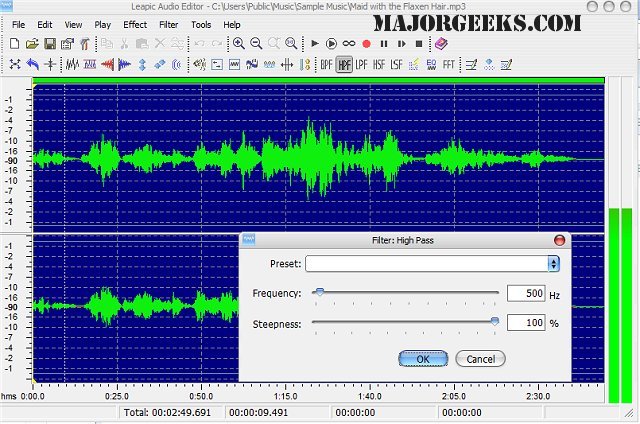 Download Audio Editor Free - MajorGeeks