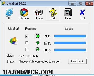 Download UltraSurf - MajorGeeks