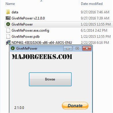 Download GiveMePower - MajorGeeks