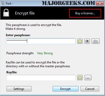 Download Fort - Cryptography Extension 5.0 - MajorGeeks