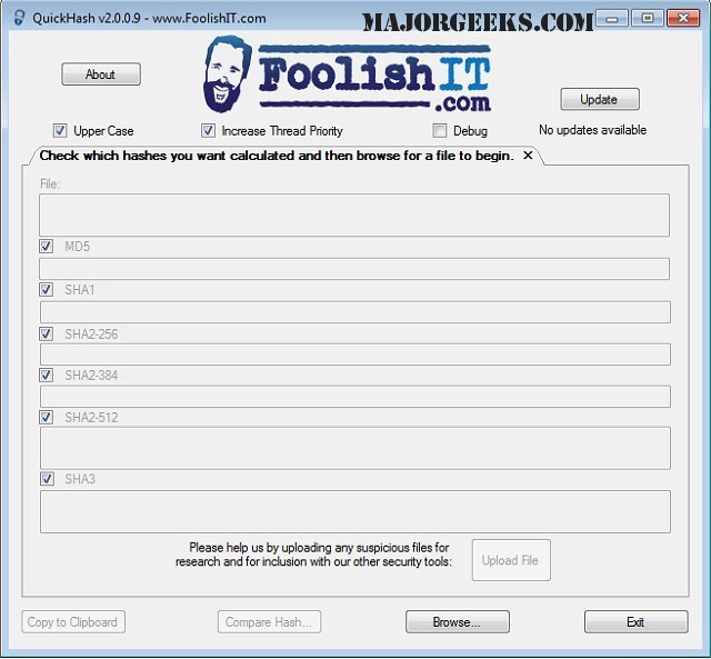 Download QuickHash - MajorGeeks
