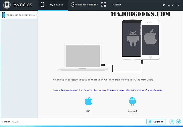 Download Syncios - MajorGeeks