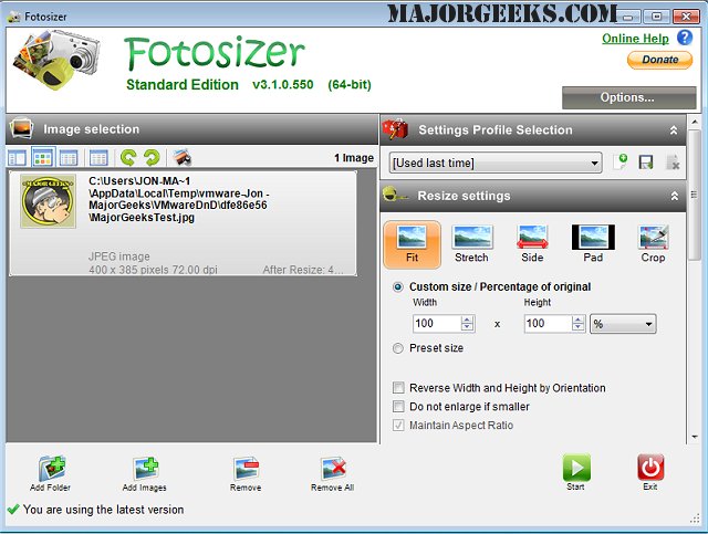 Download Fotosizer - MajorGeeks