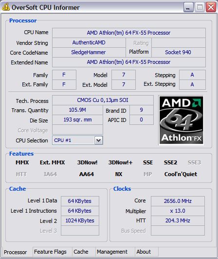 Download OverSoft CPU Informer - MajorGeeks