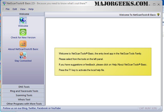 Download NetScanTools Basic - MajorGeeks