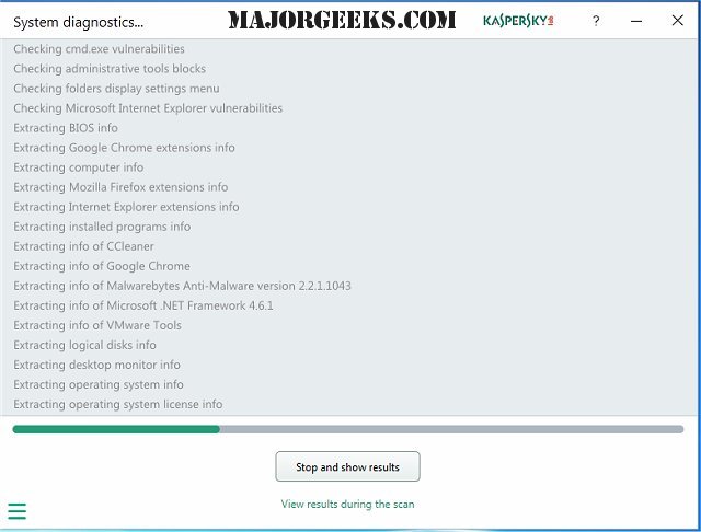 Download Kaspersky System Checker - MajorGeeks