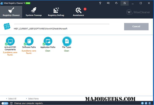 Download Wise Registry Cleaner - MajorGeeks
