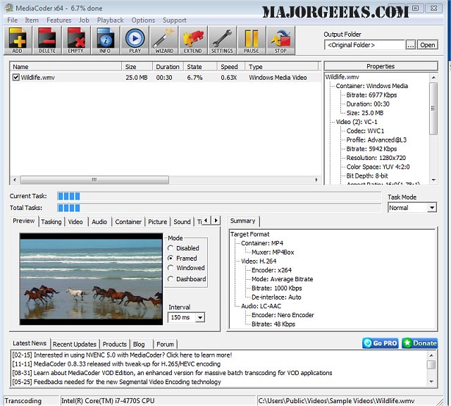 Download MediaCoder 32-Bit - MajorGeeks