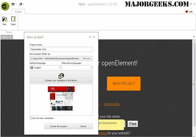 Download openElement - MajorGeeks