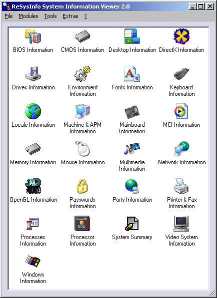 Download ReSysInfo System Information Viewer - MajorGeeks