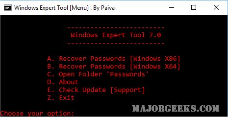 Download Windows Expert Tool - MajorGeeks