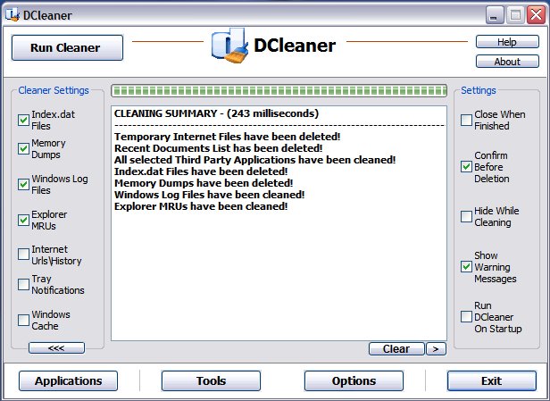 Download DCleaner 1.8.1795 - MajorGeeks